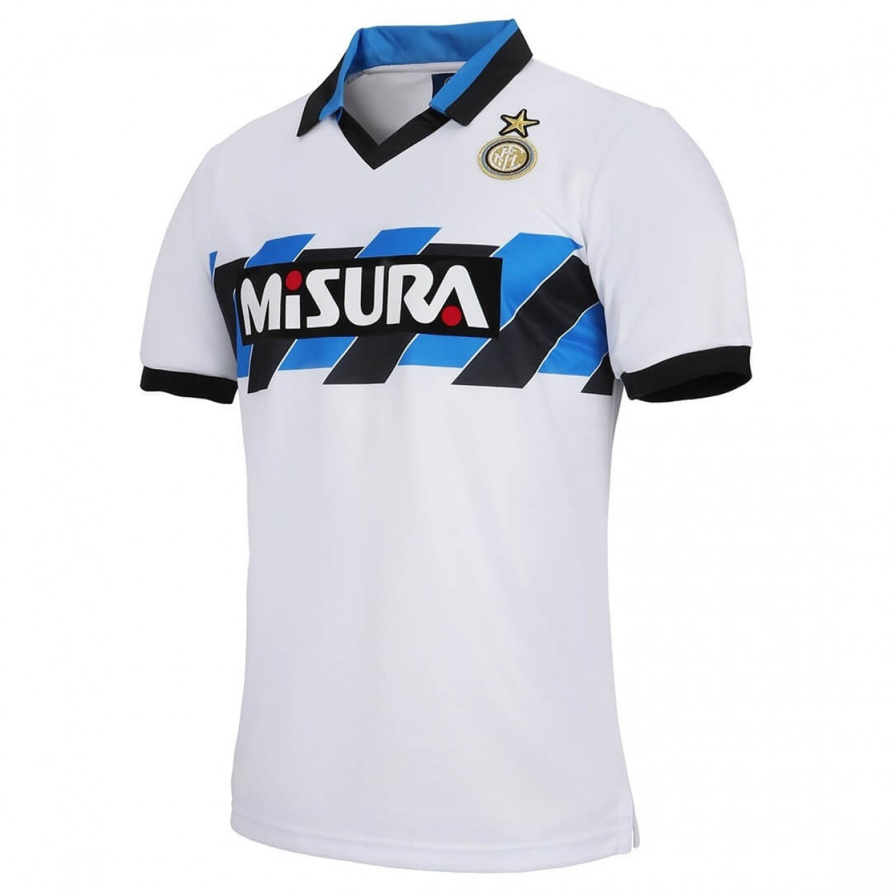Maillot rétro Inter 1990/91 extérieur - MAILLOTS DE FOOT VINTAGE ...